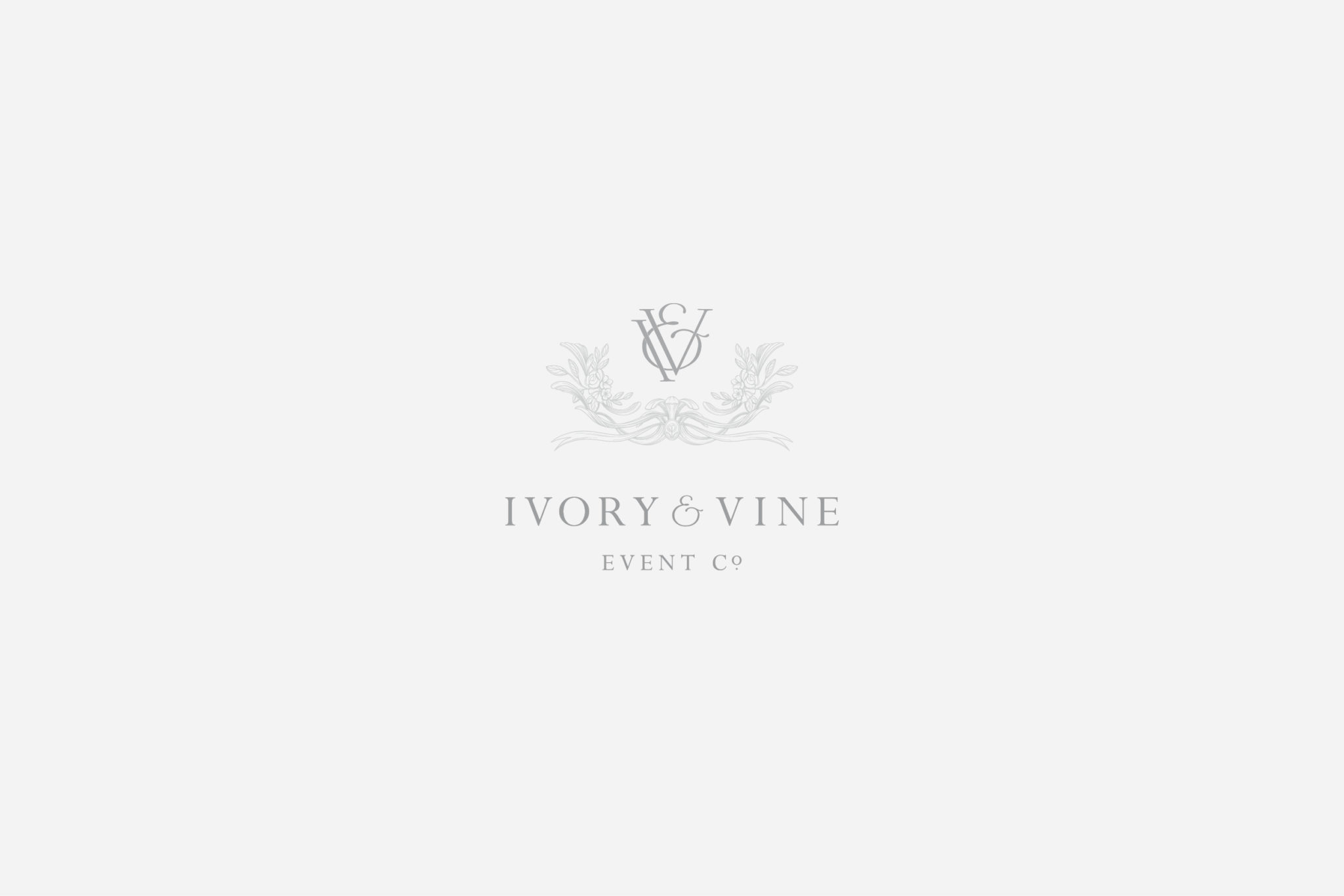 Luxury Wedding Planner Branding | Ivory & Vine Event Co.