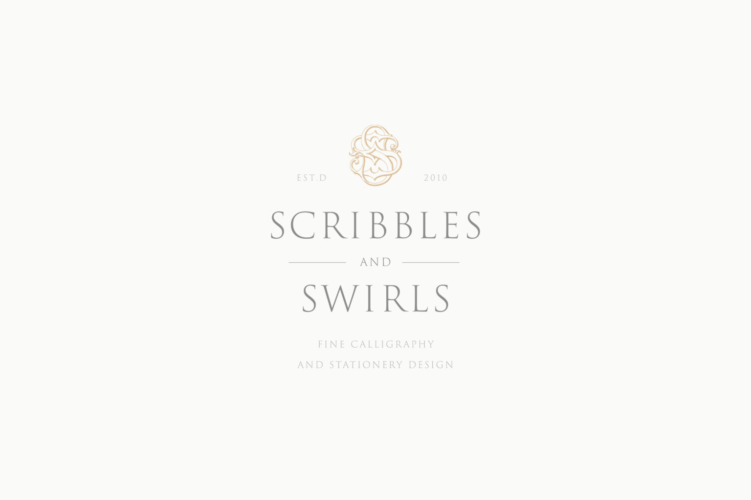 Calligrapher Logo Design: Scribbles and Swirls // Sarah Ann Design