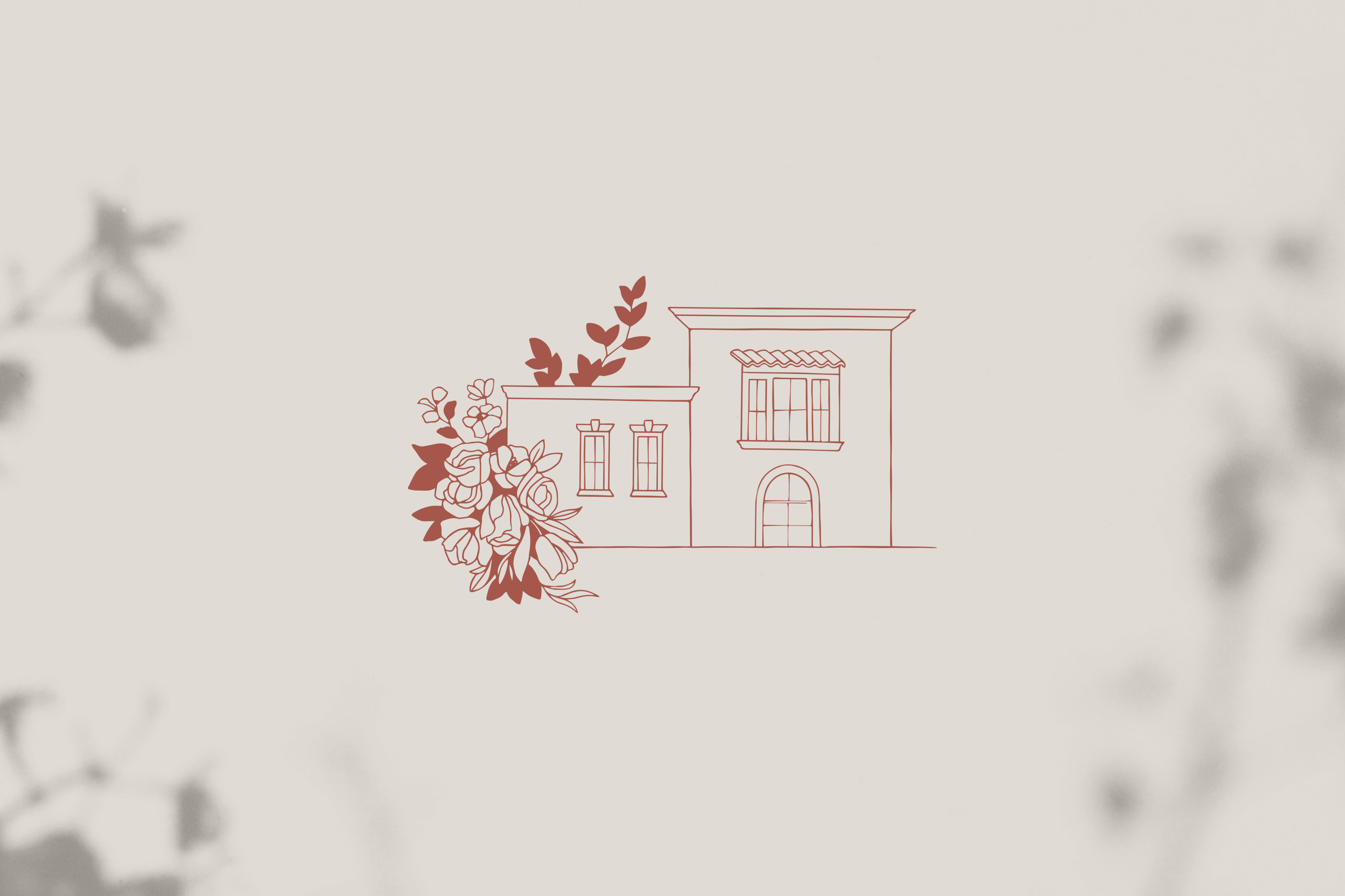 Custom Logo Design and Brand Design | Flor De Casa | Sarah Ann Design