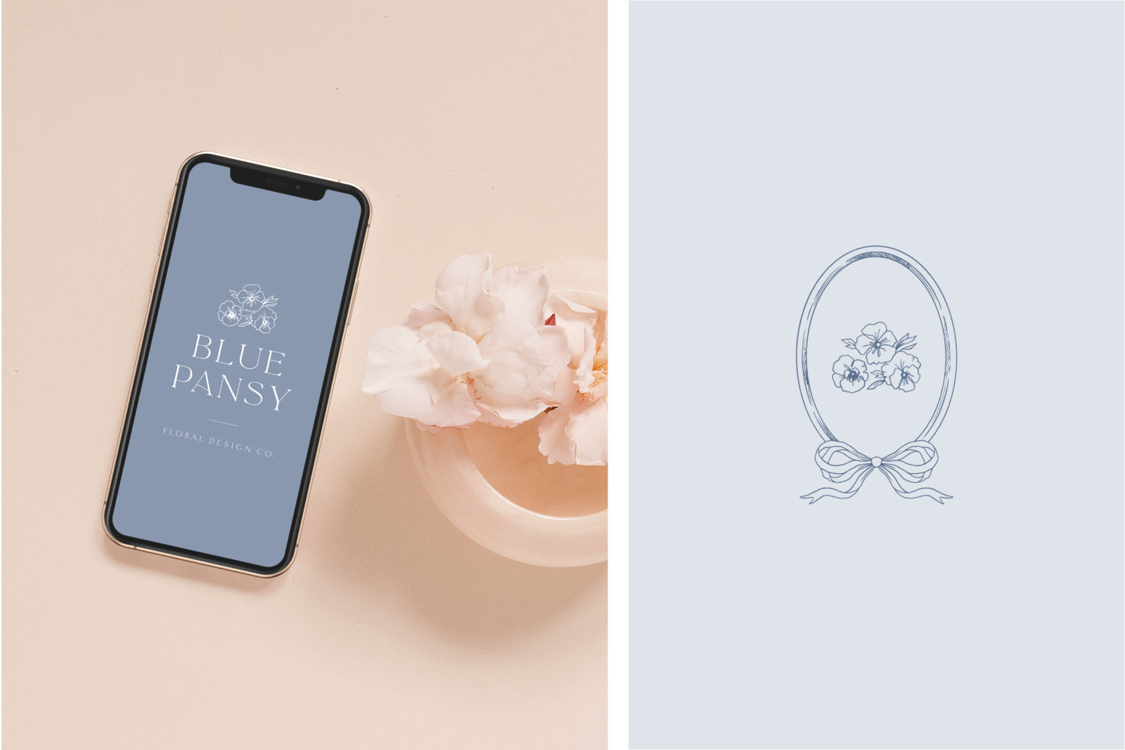 Branding: Blue Pansy Floral Design Co. | Sarah Ann Design