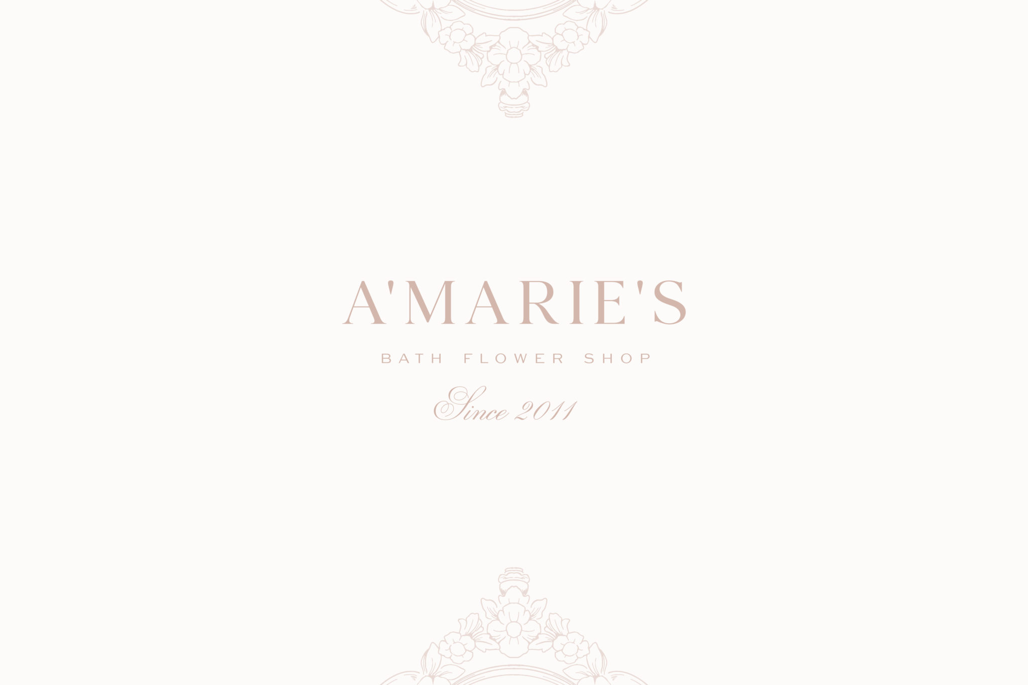 Soap and Bath Products Brand Design: A'marie's Bath Flower Shop