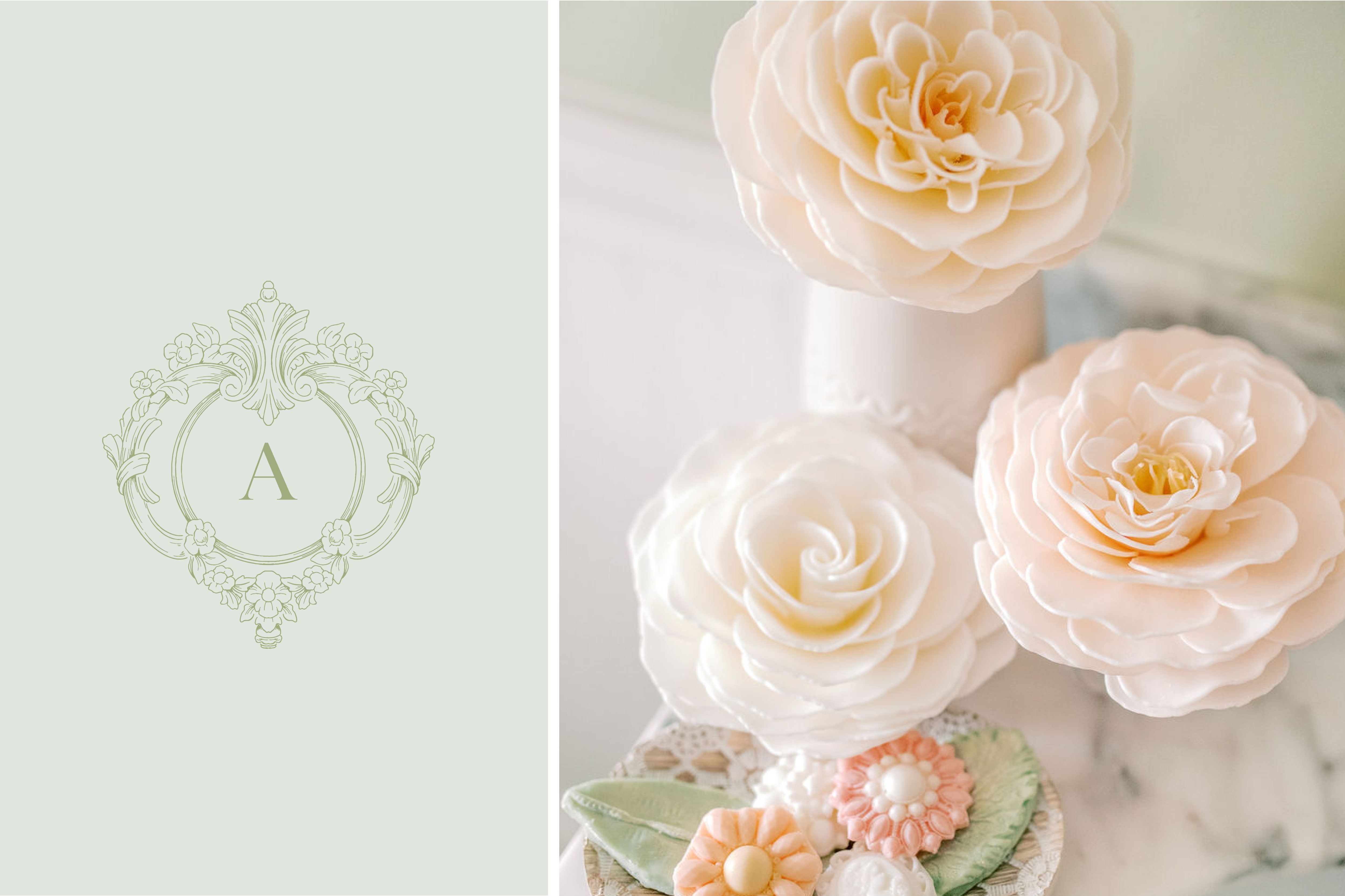 Soap and Bath Products Brand Design: A'marie's Bath Flower Shop