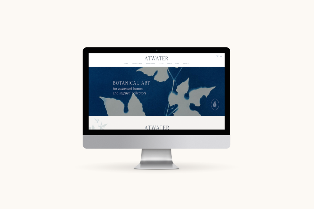 Brand Design & Website: Atwater Designs | Sarah Ann Design