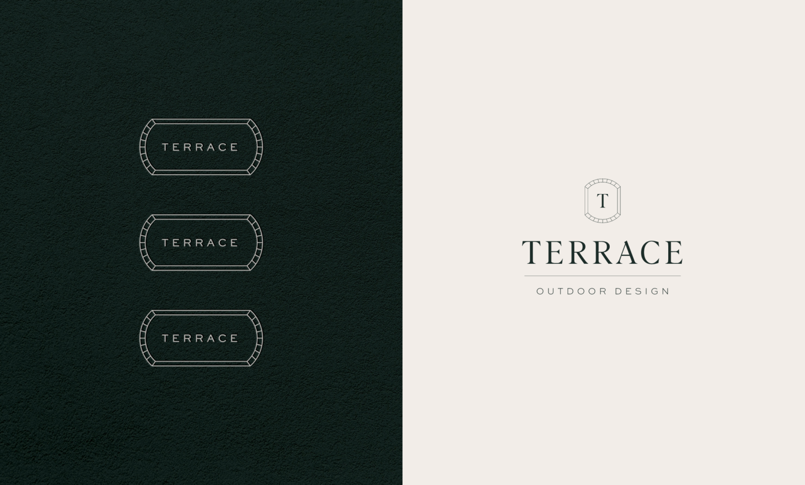 Terrace Outdoor Design | Architecture Logo Design & Brand