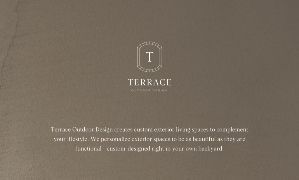 Terrace Outdoor Design | Architecture Logo Design & Brand