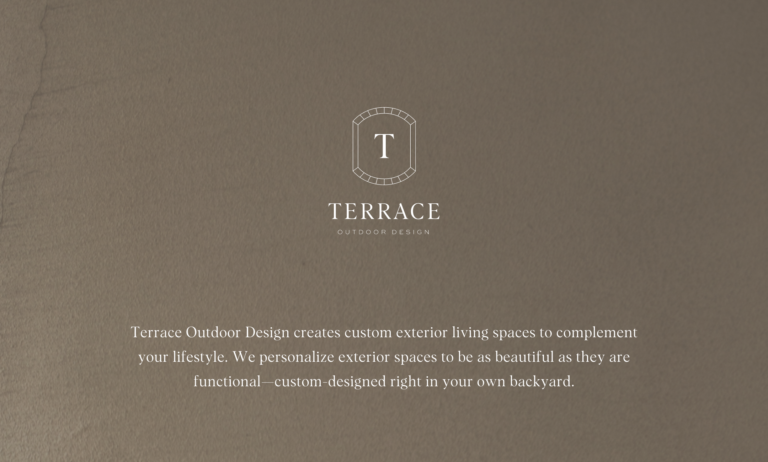 Terrace Outdoor Design | Architecture Logo Design & Brand