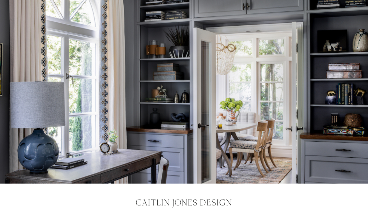 Interior Designer Brand Identity for Caitlin Jones Design