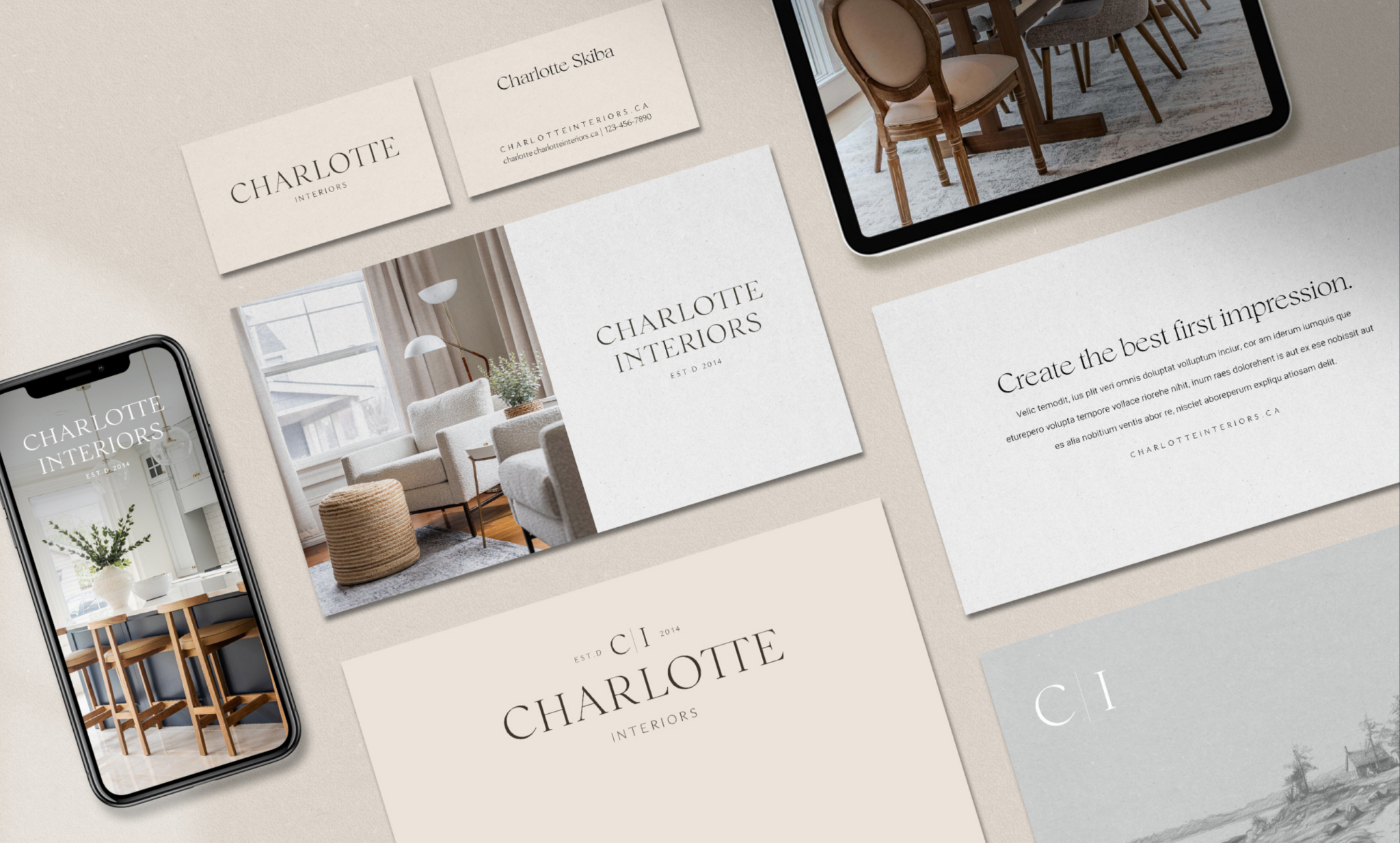 Brand Design: Charlotte Interiors | Sarah Ann Design