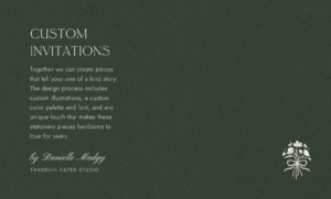 Semi Custom Brand Transformation: Franklin Paper Studio | Sarah Ann Design