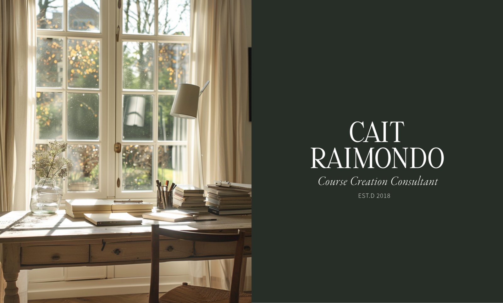 Academic • Editorial • Literary // Brand Design for Cait Raimondo