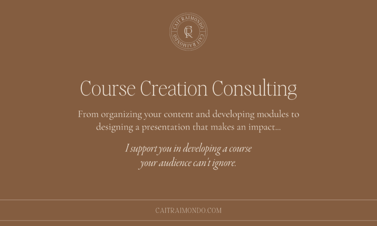 Academic • Editorial • Literary // Brand Design for Cait Raimondo