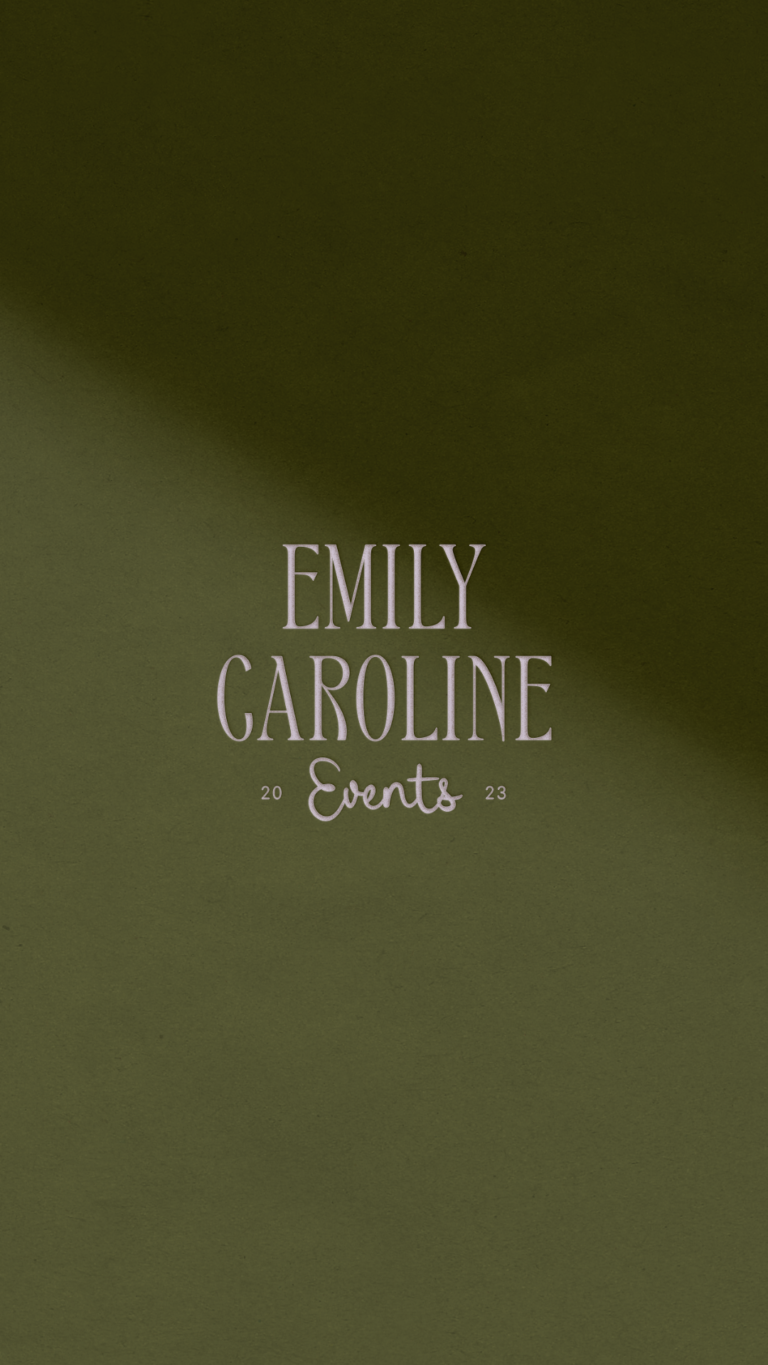 Luxury Wedding Planner Brand Design // Emily Caroline Events