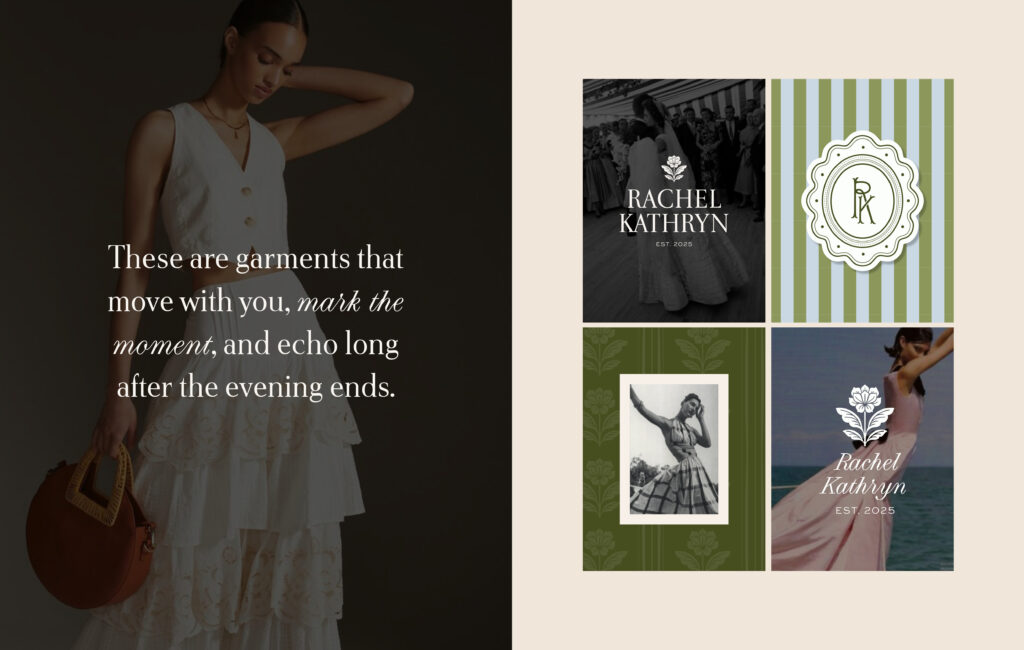 Feminine Brand Design | Rachel Kathryn, Fashion Designer
